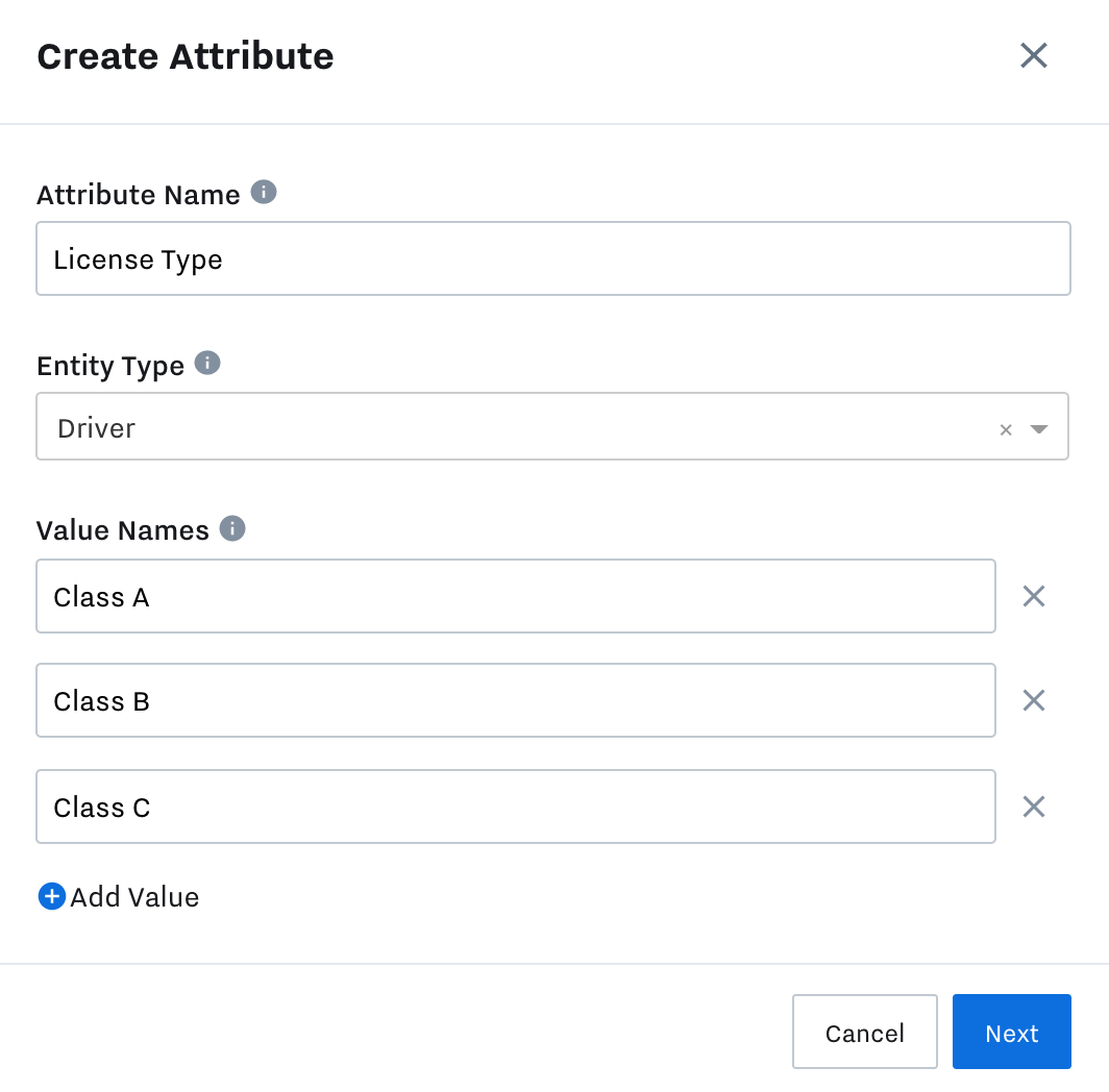 Attributes – Samsara Support