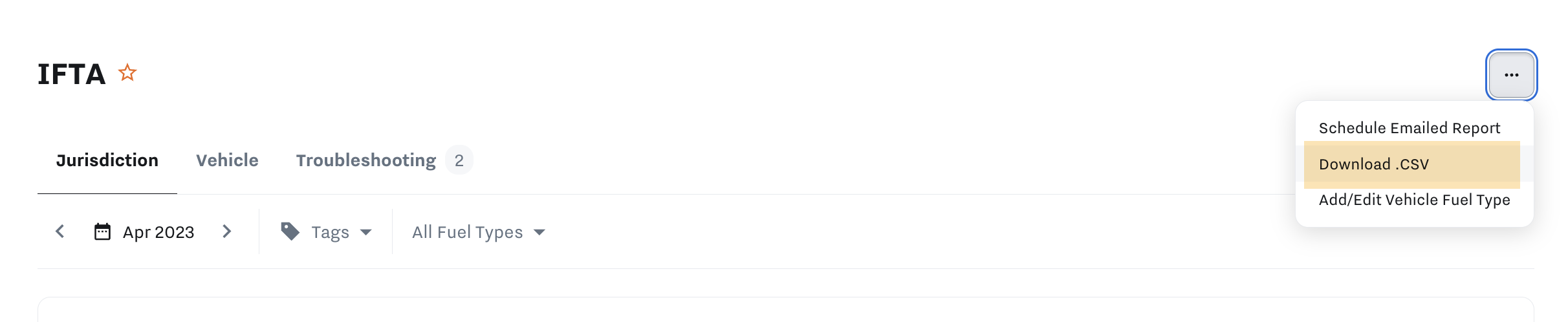 IFTA Report – Samsara Support