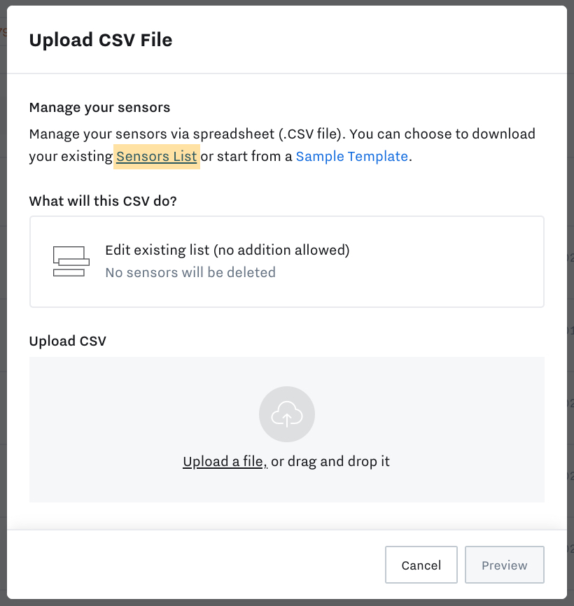 Sensor Management – Samsara Support