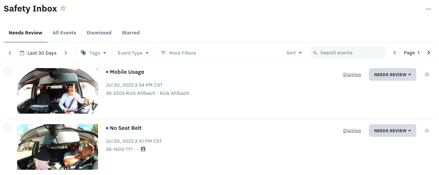 Samsara Safety Event Review Service – Samsara Support