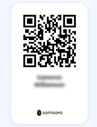 Driver Assignment Using QR Codes – Samsara Support
