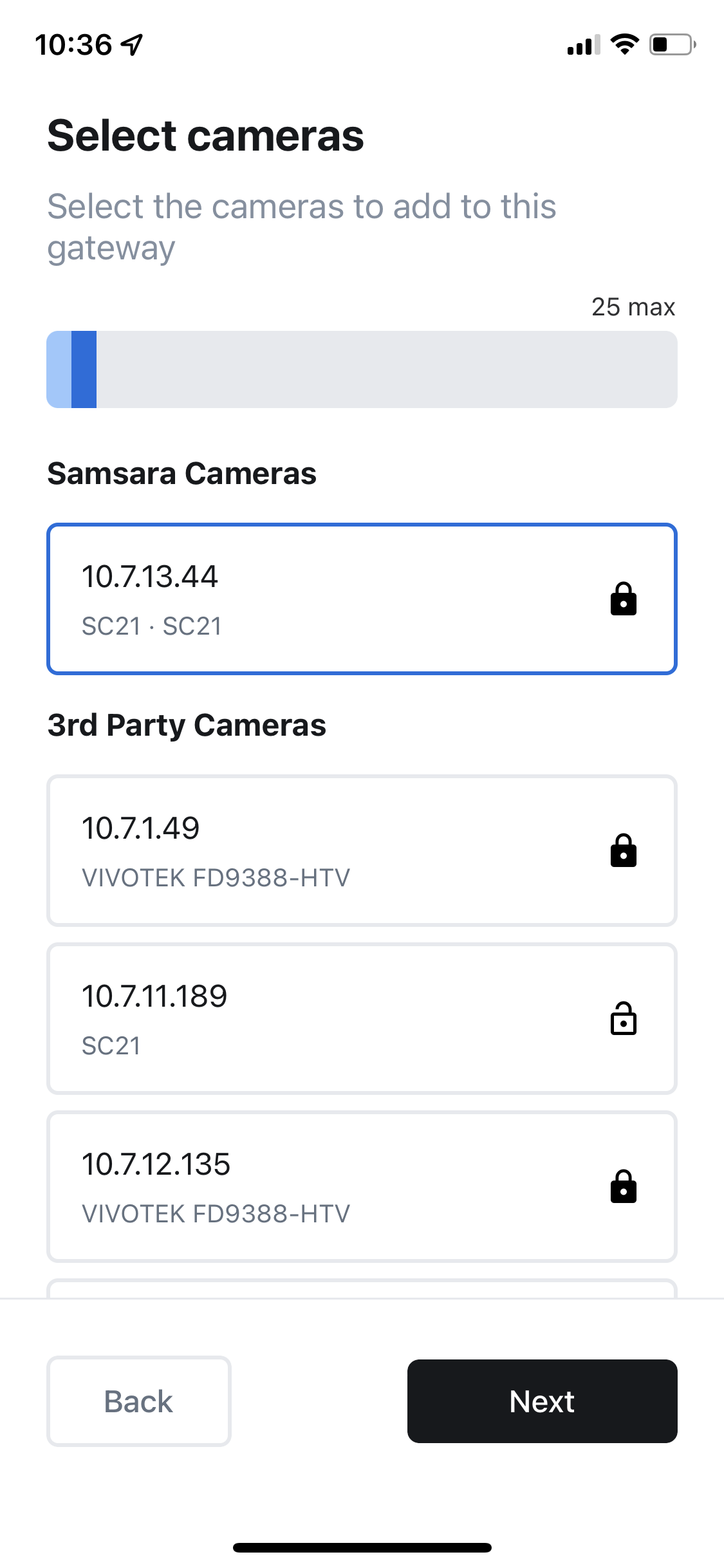 Install Cameras from the Samsara Sites App – Samsara Help Center