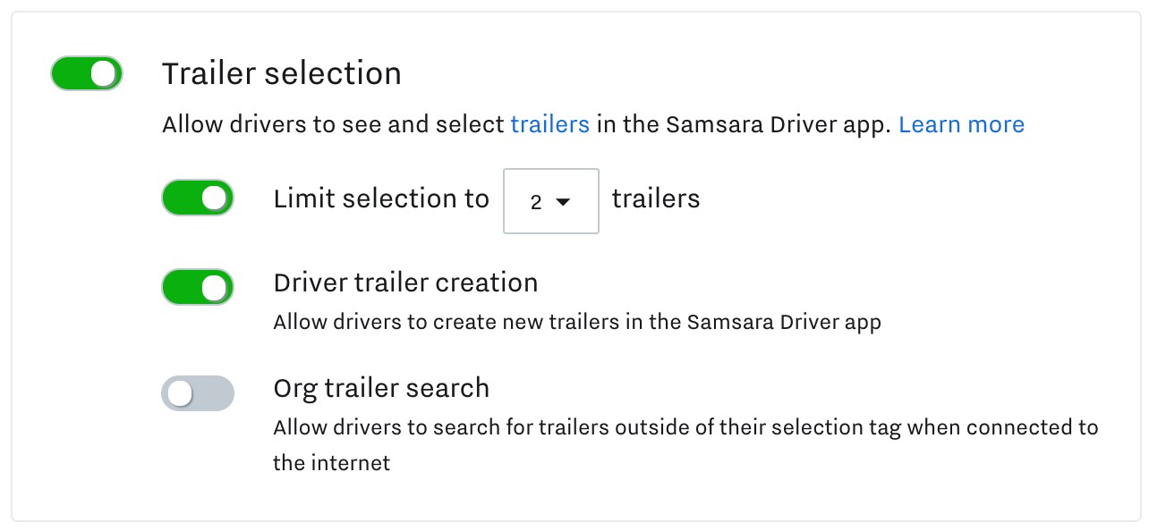 Trailer Management – Samsara Help Center