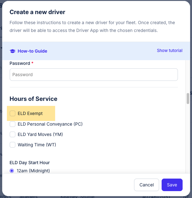 Create a New Driver Account – Samsara Support