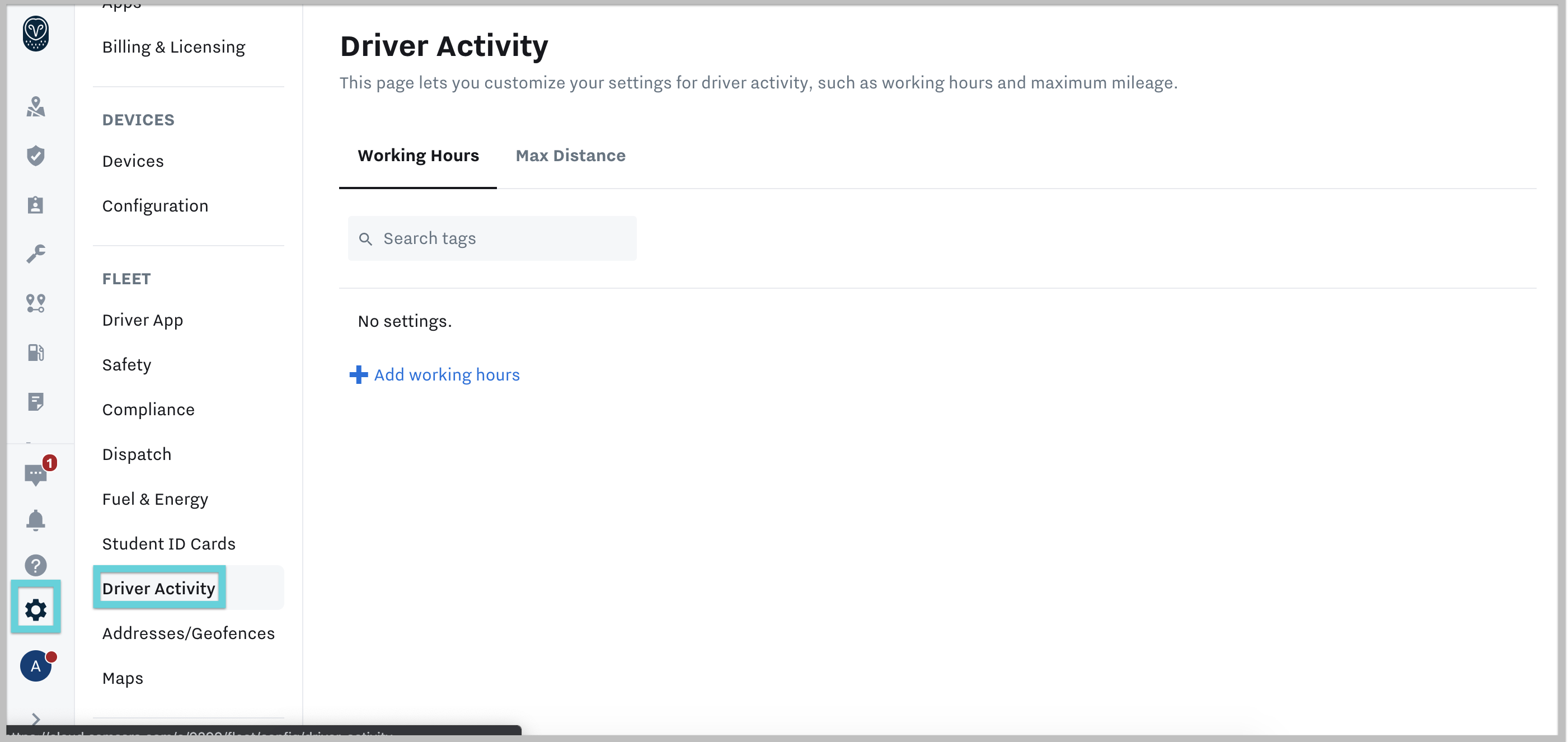 Start-Stop Report – Samsara Support