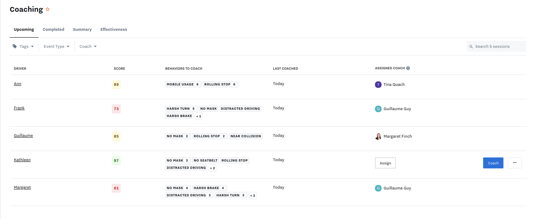 Coaching on Samsara – Samsara Support