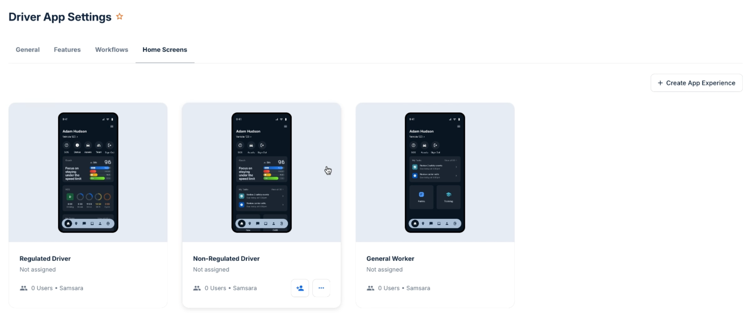 Home Screen Customization for the Samsara Driver App – Samsara Help Center