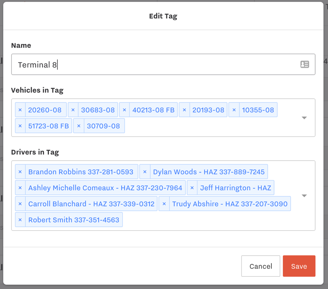 Tags – Samsara Support